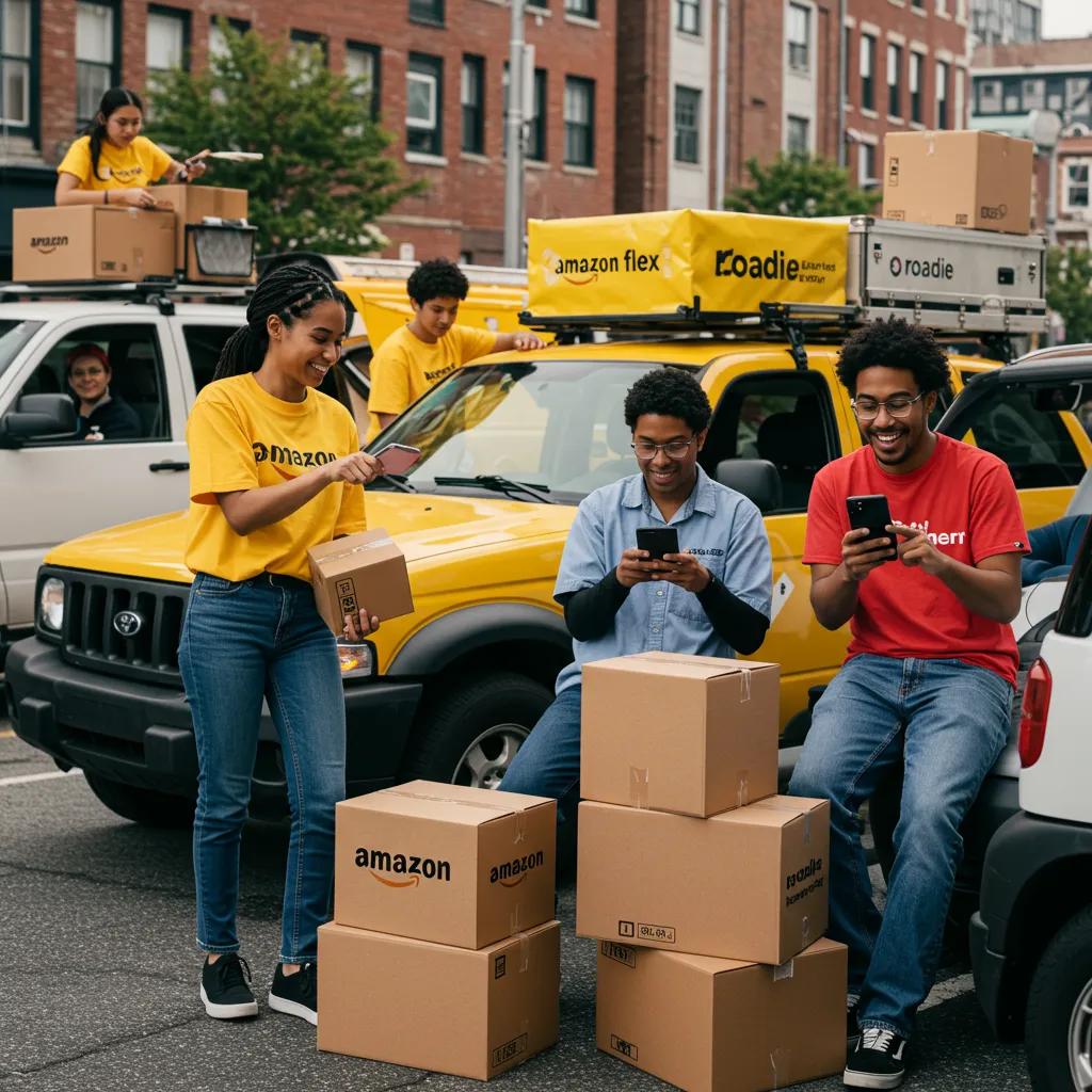 Amazon Flex vs Roadie 2025: Best Gig Delivery Pay?